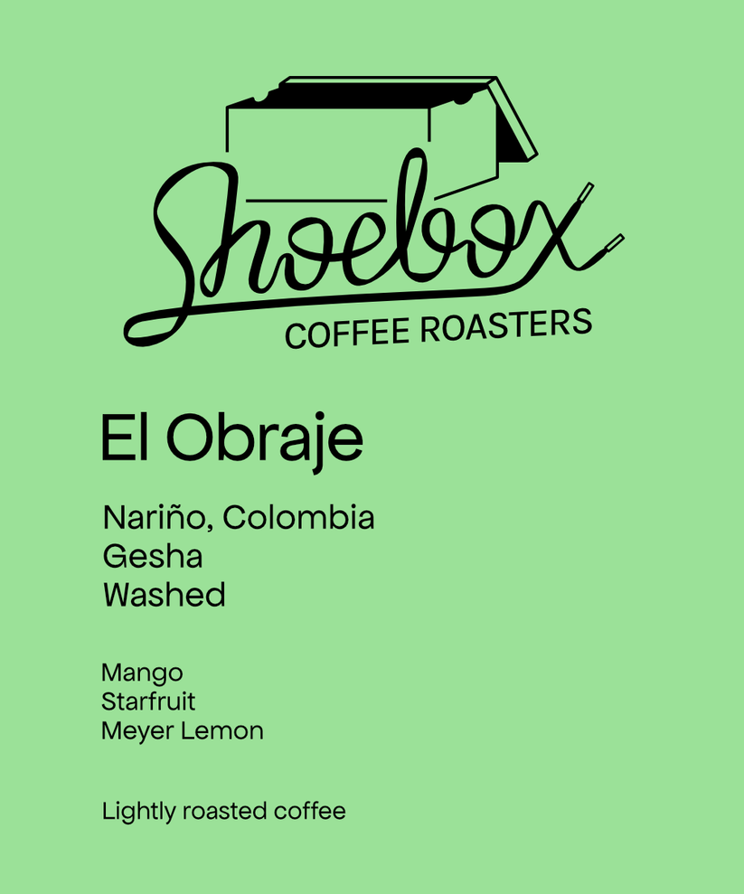 Colombia El Obraje Gesha Washed – Shoebox Coffee